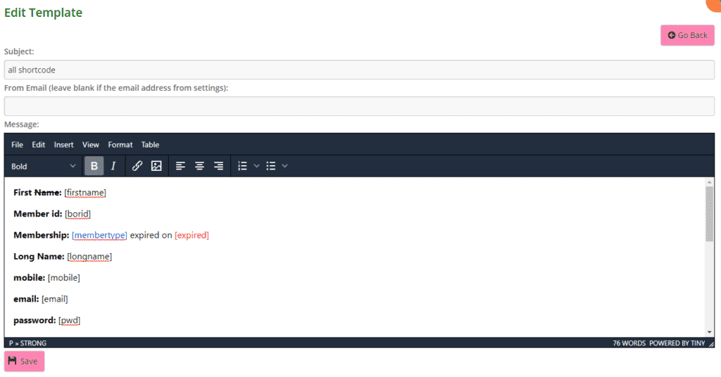 Generic template - Bulk email - MiBase New Zealand