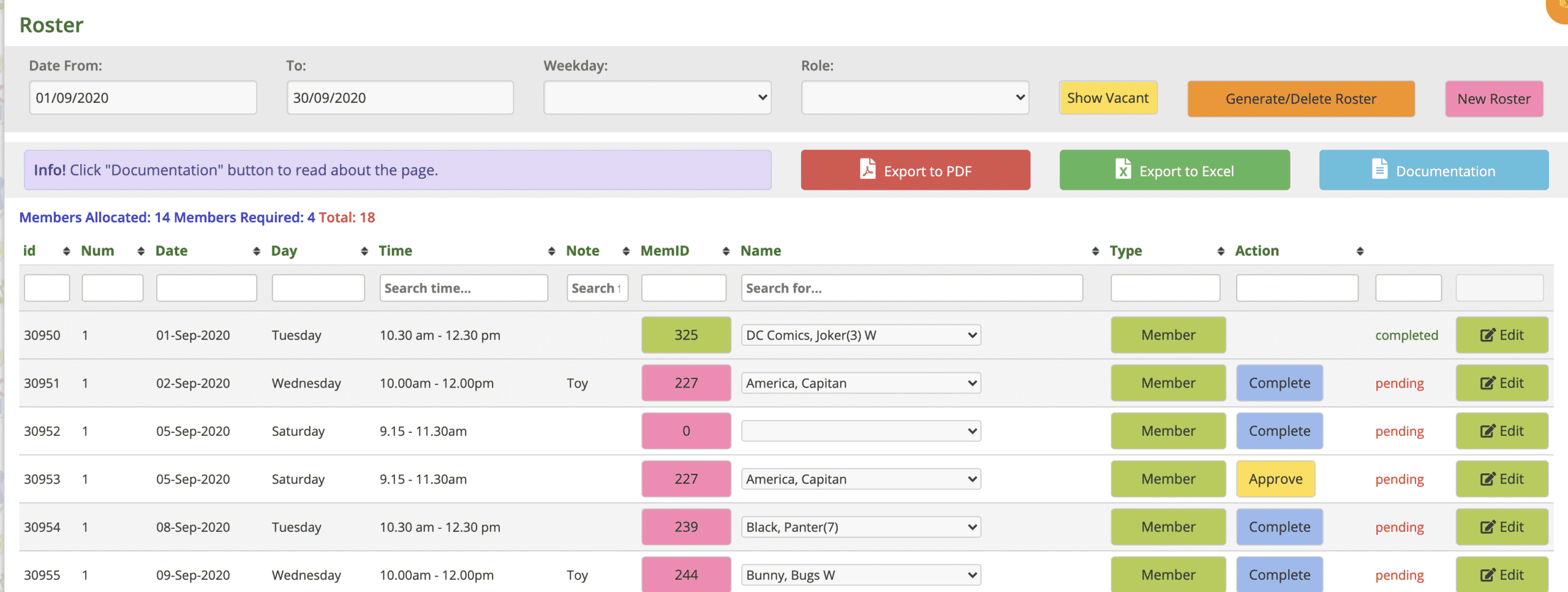 Activating the Roster System - MiBase New Zealand